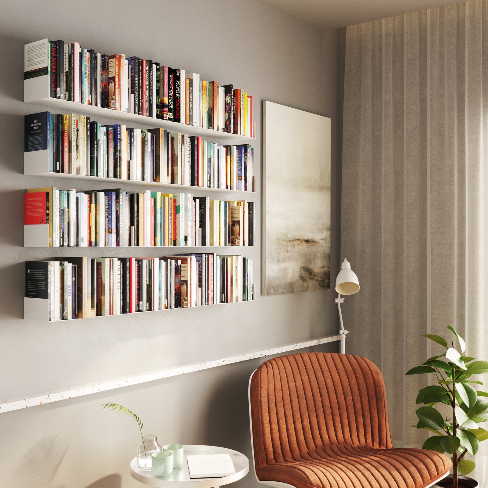 Metal U-Shape Shelves, Office Shelves, Organizer Shelves, Shelf Decor ...