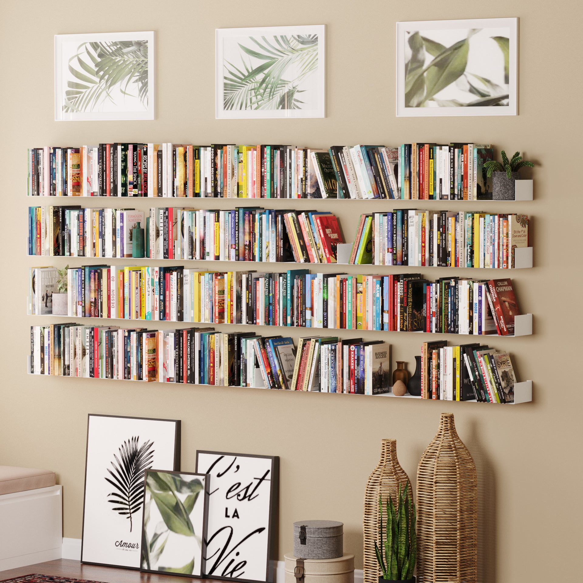 Metal U-Shape Shelves, Office Shelves, Organizer Shelves, Shelf Decor ...