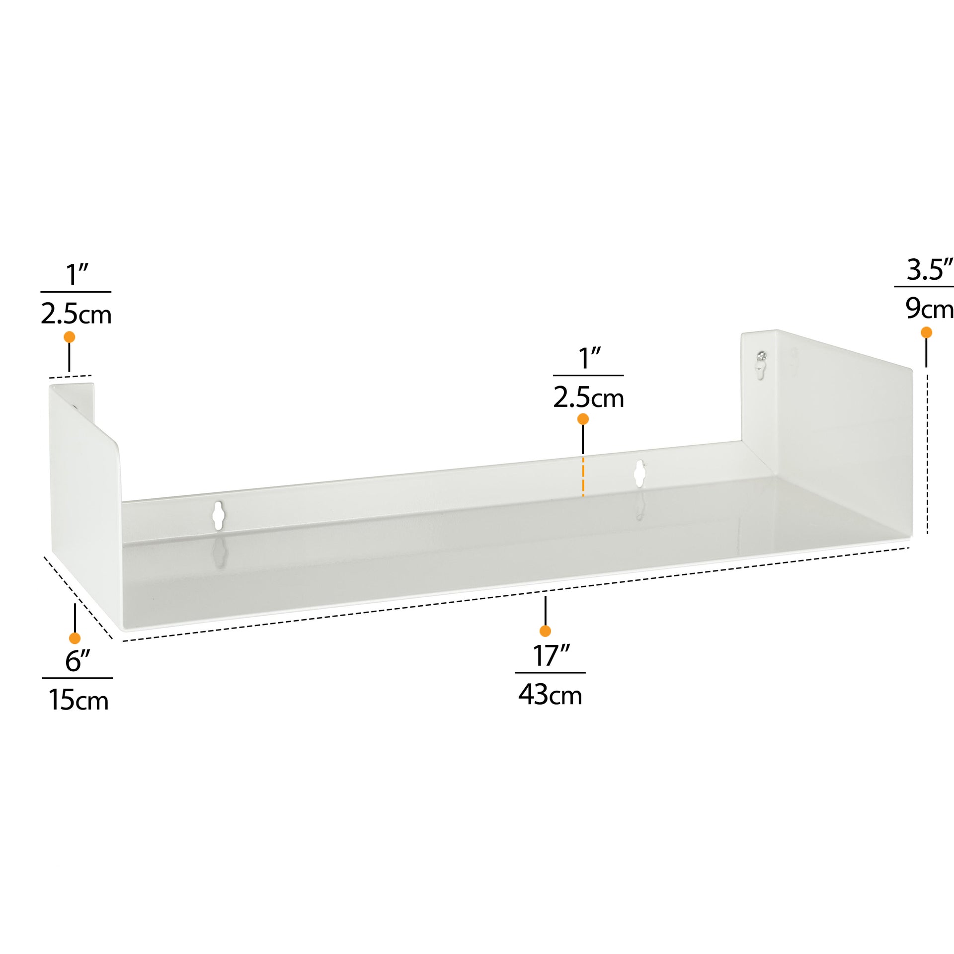 Metal U-Shape Shelves, Office Shelves, Organizer Shelves, Shelf Decor ...
