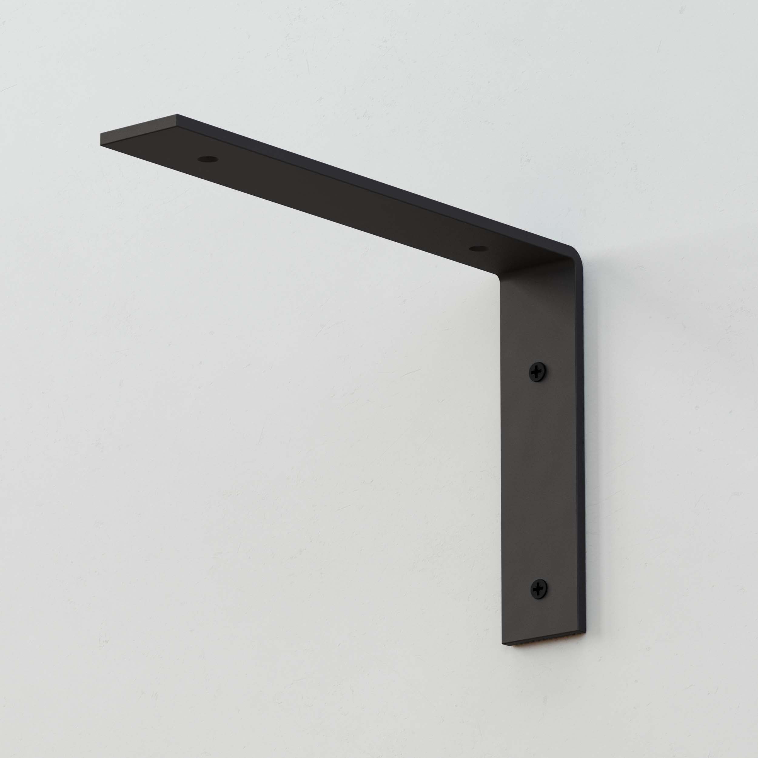Wallniture Strong 9.25 L Shelf Bracket Decorative Shelf Brackets Wall Bracket