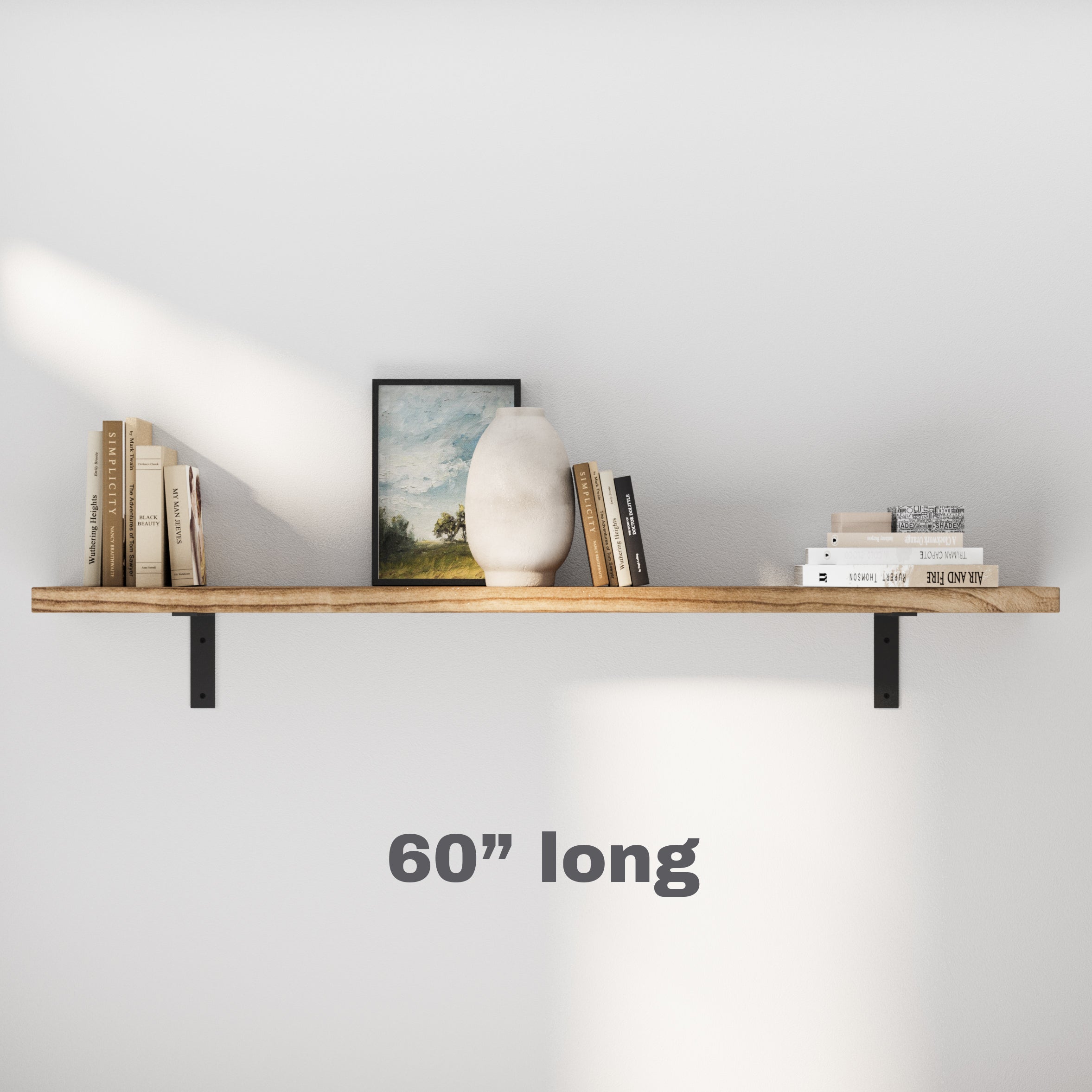 Single wall bookshelf store